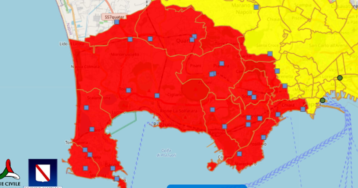 Zona Rossa e Gialla dei Campi Flegrei: Comuni e Quartieri a Rischio | Vivicentro